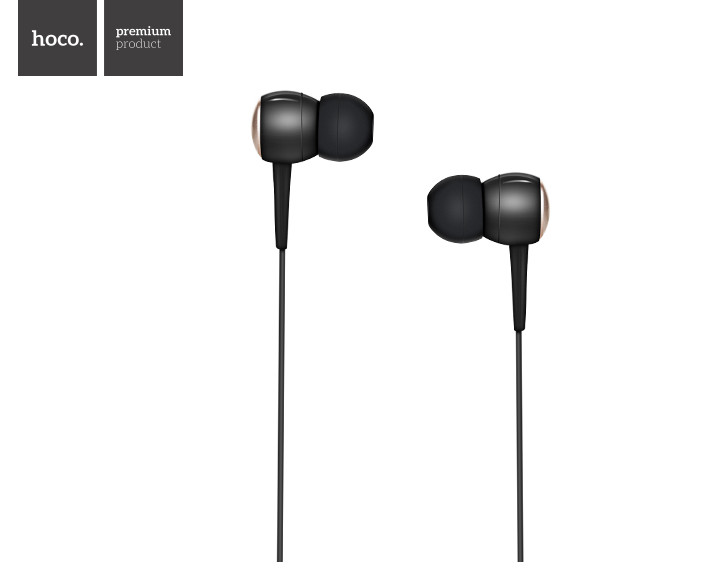 Ausinės Hoco M19 3,5mm juodos - Mobas.lt